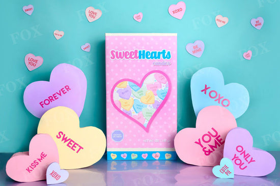Fox Valentine's Day Sweet Love Vinyl Backdrop Designed by Claudia Urib ...